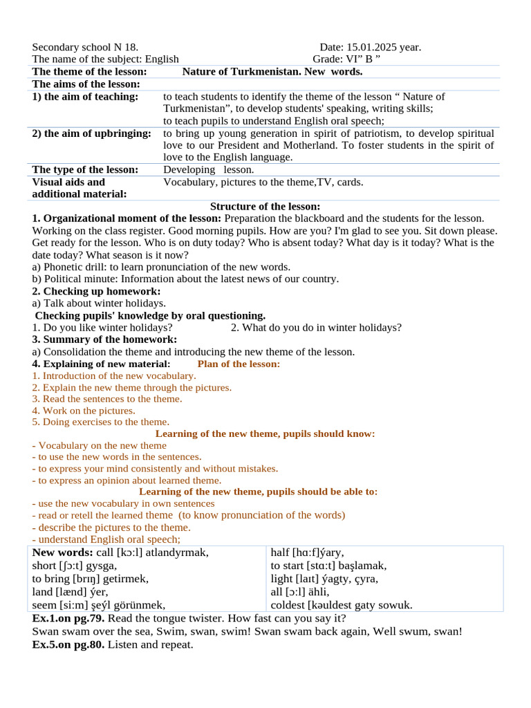 6 Inlis-III | PDF | English Language | Vocabulary