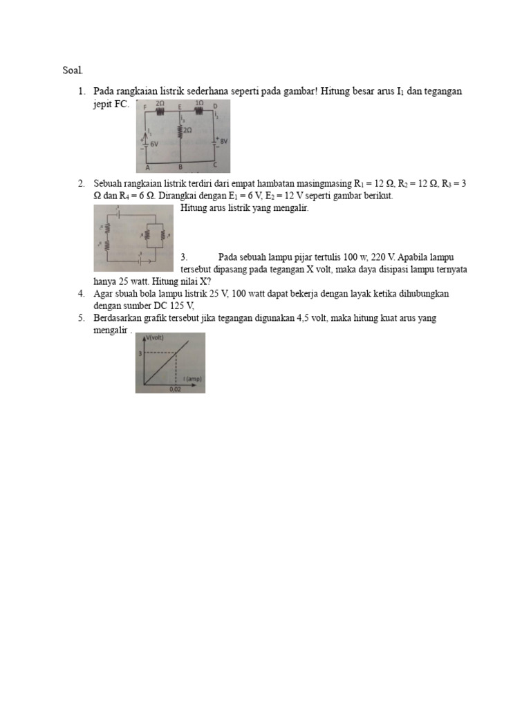 Soal Materi Loop Dan Daya | PDF