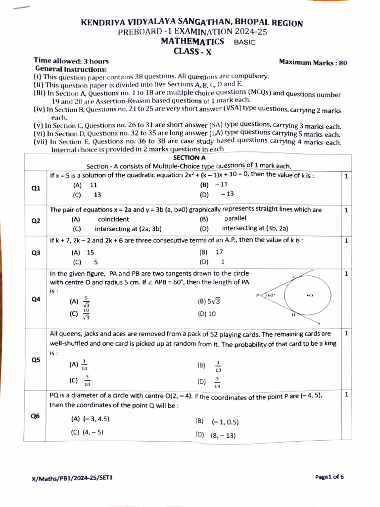 Maths Basic Bhopal Region | PDF | Elementary Mathematics | Classical ...