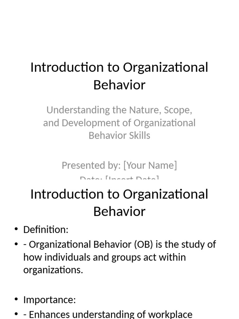Introduction_to_Organizational_Behavior | PDF