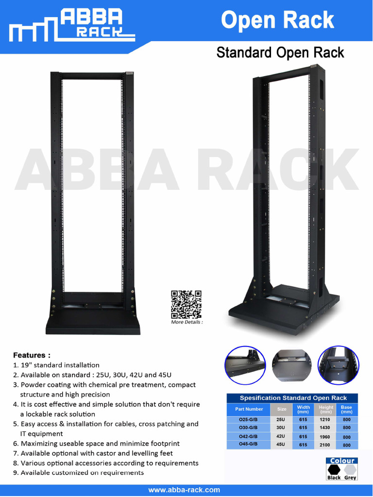 ABBA-RACK Standard Open Rack | PDF