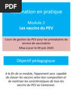 Composantes du PEV et Vaccination | PDF | Vaccination | Vomissement