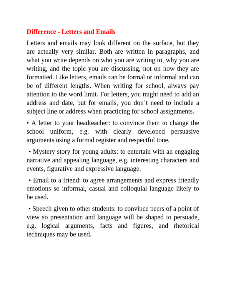 Revision Emails Letters Speech | PDF | Rhetoric | Emotions