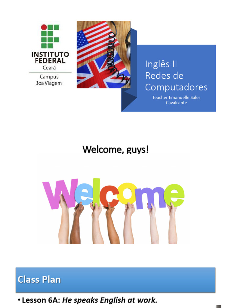 Aula 4 Lesson 6A.pptx | PDF | Linguistics | Grammar Aula 4 Lesson 6A.pptx | PDF | Linguistics | Grammar