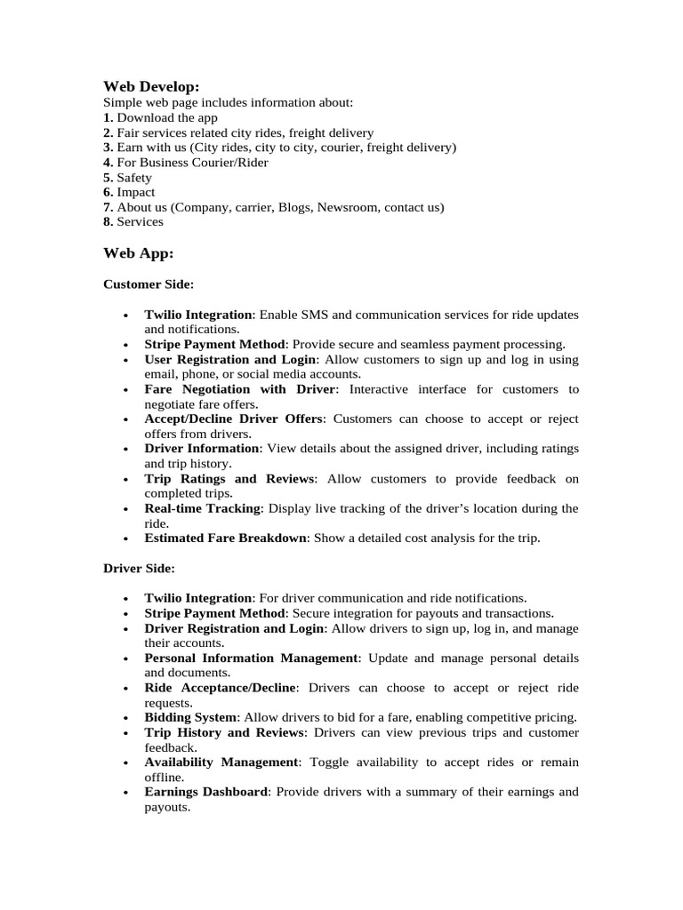 carpool web app | PDF | Mobile App | Web Development