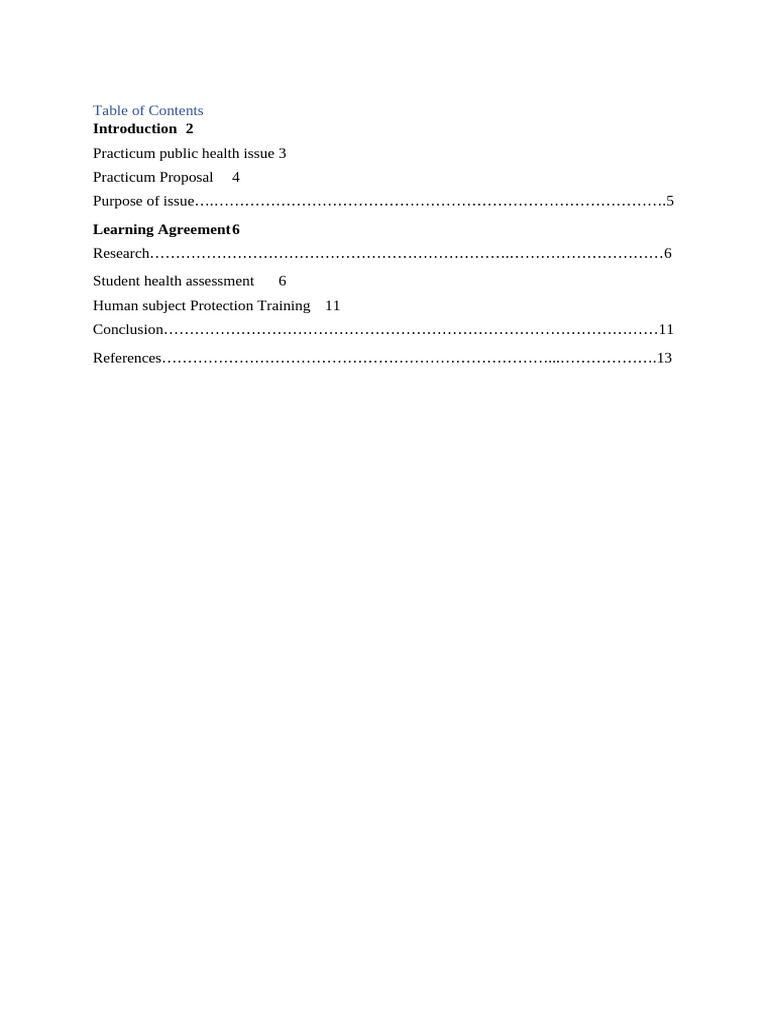 Practicum public | PDF | Public Health | Learning