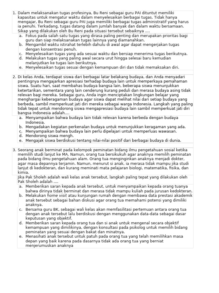 Soal 1 Sampai 3 SAMAPTA UP | PDF