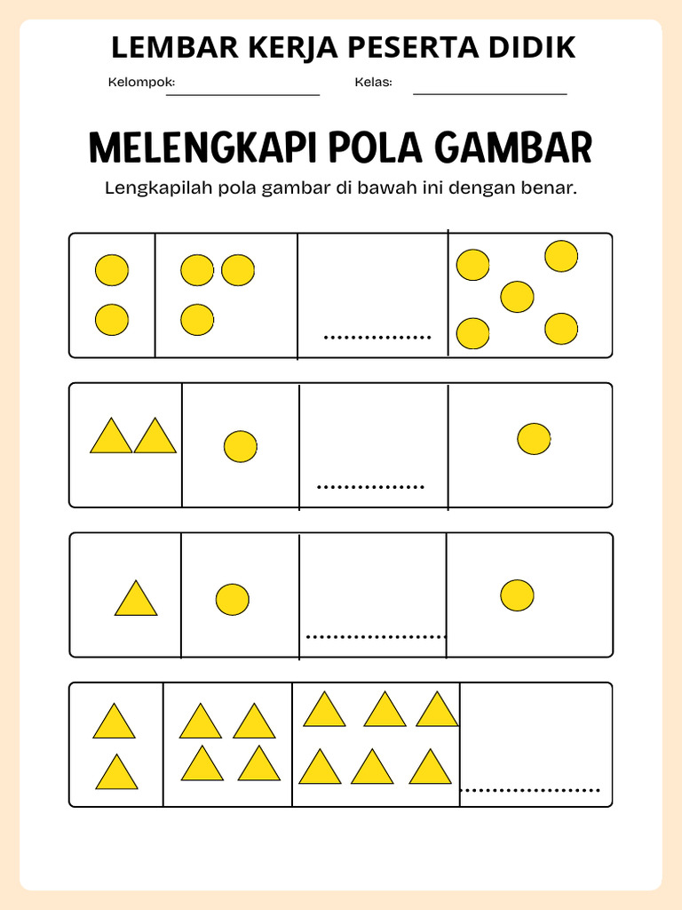 LKPD Pola Bilangan | PDF