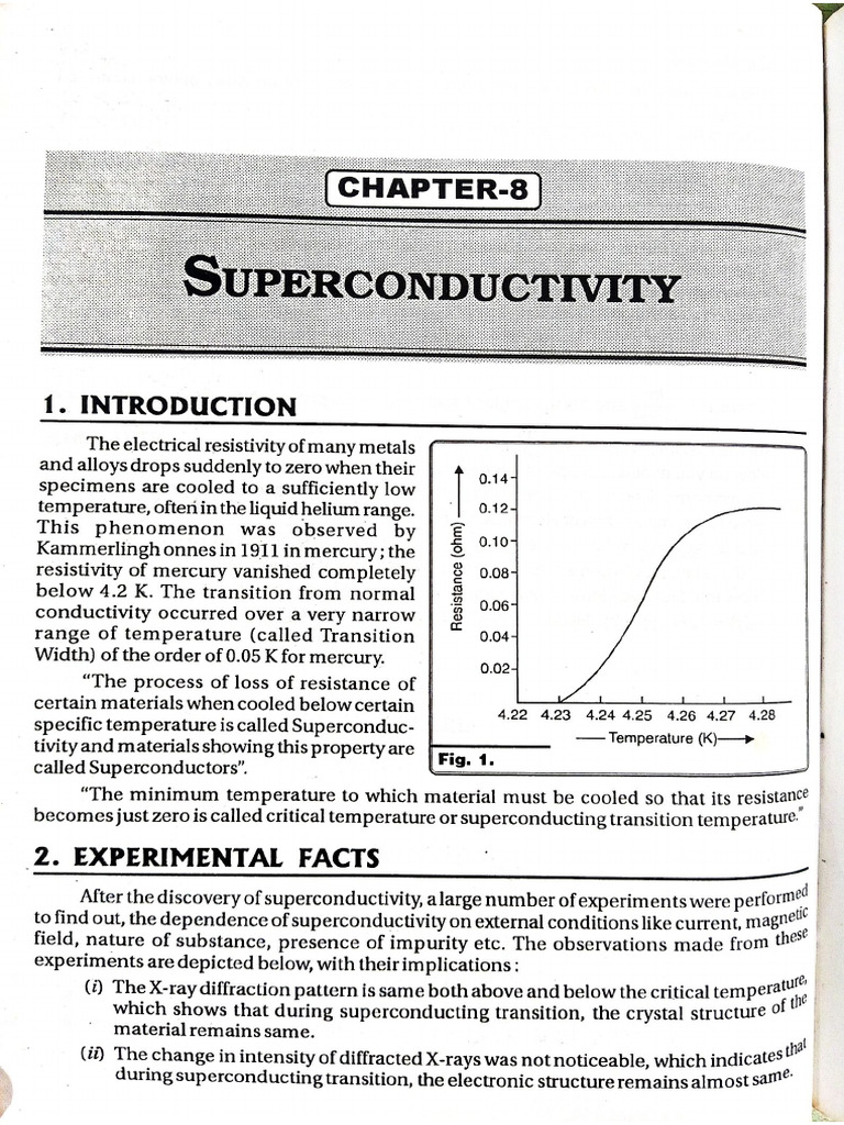Superconductivity | PDF