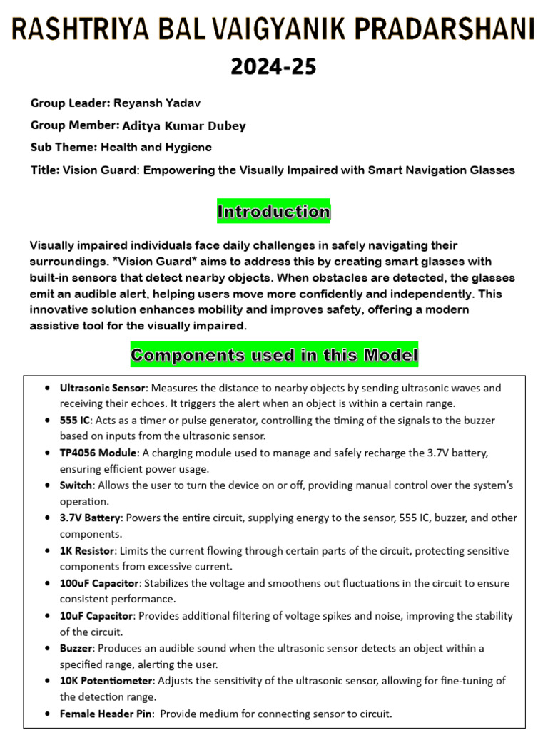 rbvp report (2) | PDF | Sensor | Capacitor