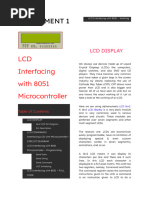 Simple 8 Bit 16x2 LCD Interfacing With PIC 16F | PDF | Pic Microcontroller | Liquid Crystal Display
