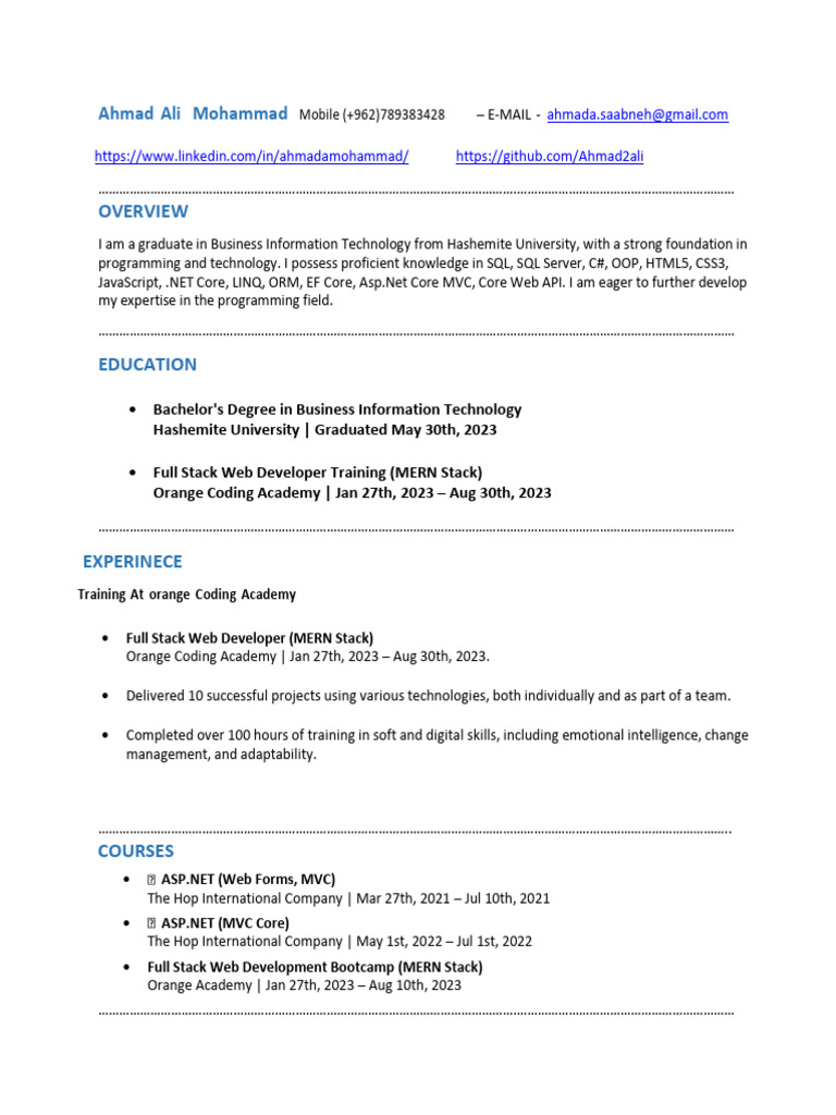 Ahmad Ali Mohammad | PDF | Software | Computer Programming