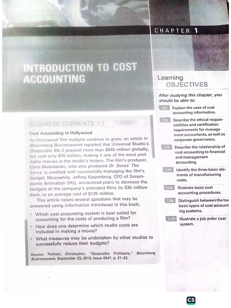 ACCTG 223 - Chapter 1 | PDF