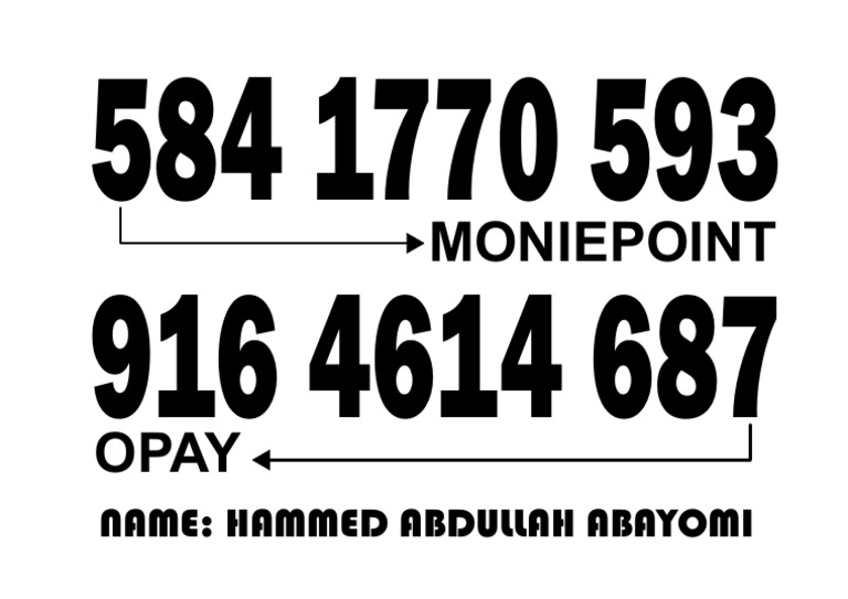 Account Number Template | PDF