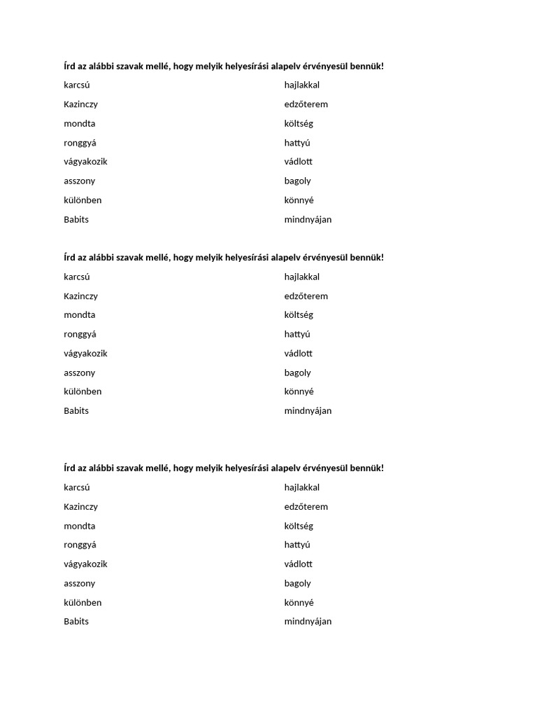 Helyesíársi Alapelvek Doga 6b | PDF