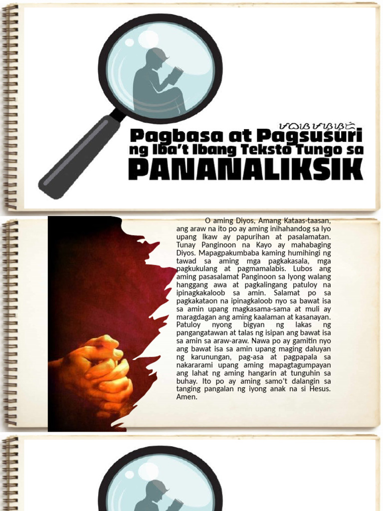 Kahulugan NG Pagbasa 1 | PDF