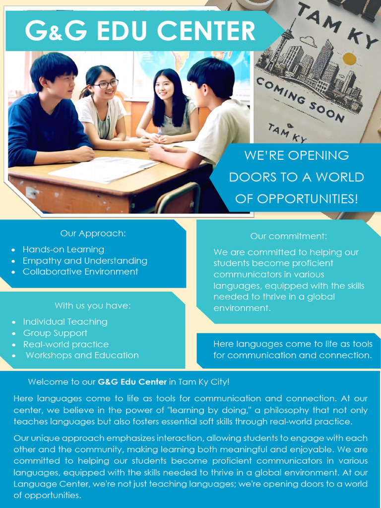 Edu Center: We'Re Opening | PDF
