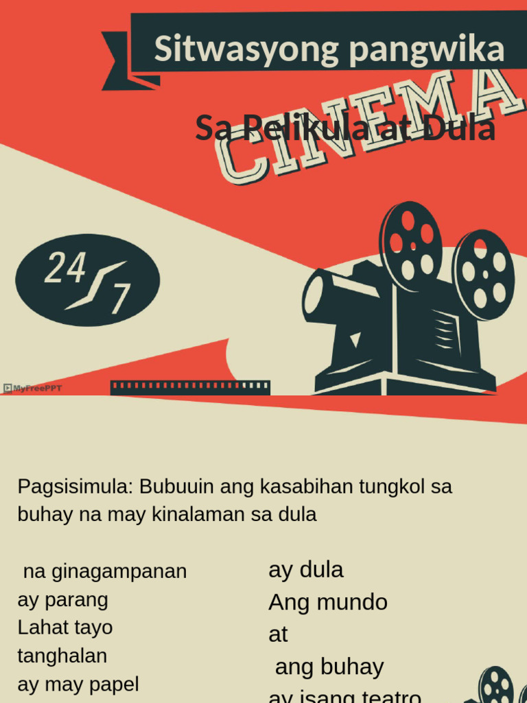 SitPangwika Sa Pelikula at Dula | PDF