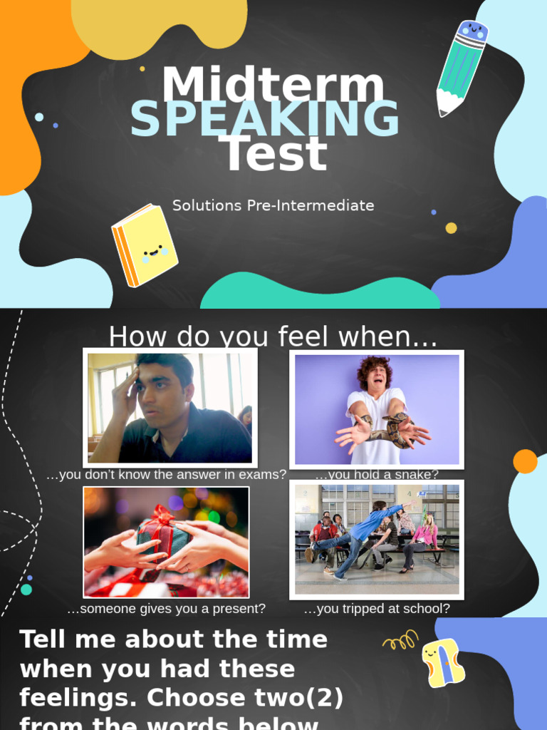 Midterm Speaking Test Guide Pdf