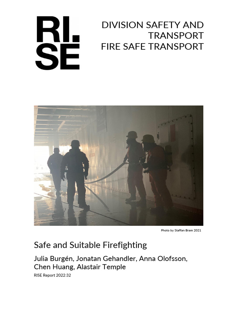 Safe and Suitable Firefighting | PDF | Firefighting | Personal ...