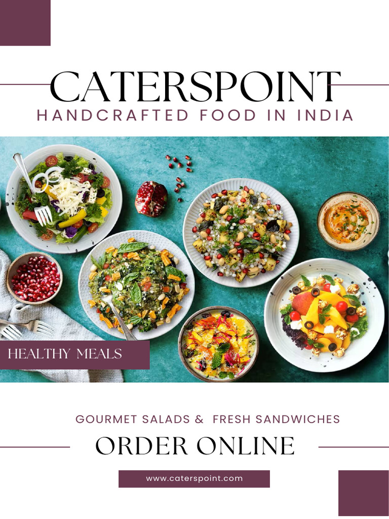 Caterspoint Menu | PDF | Salad | Capsicum
