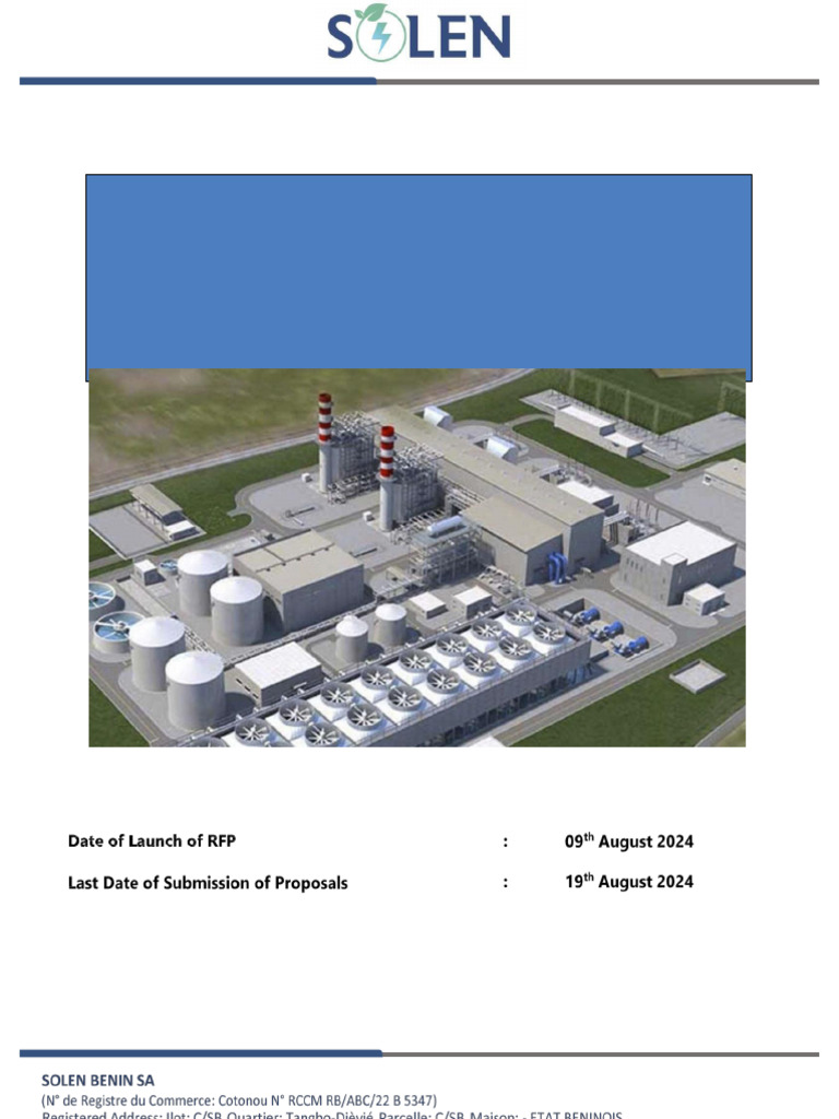 RFP ESIA & ESMP Study GDIZ Benin 9824 VF | PDF | Natural Environment