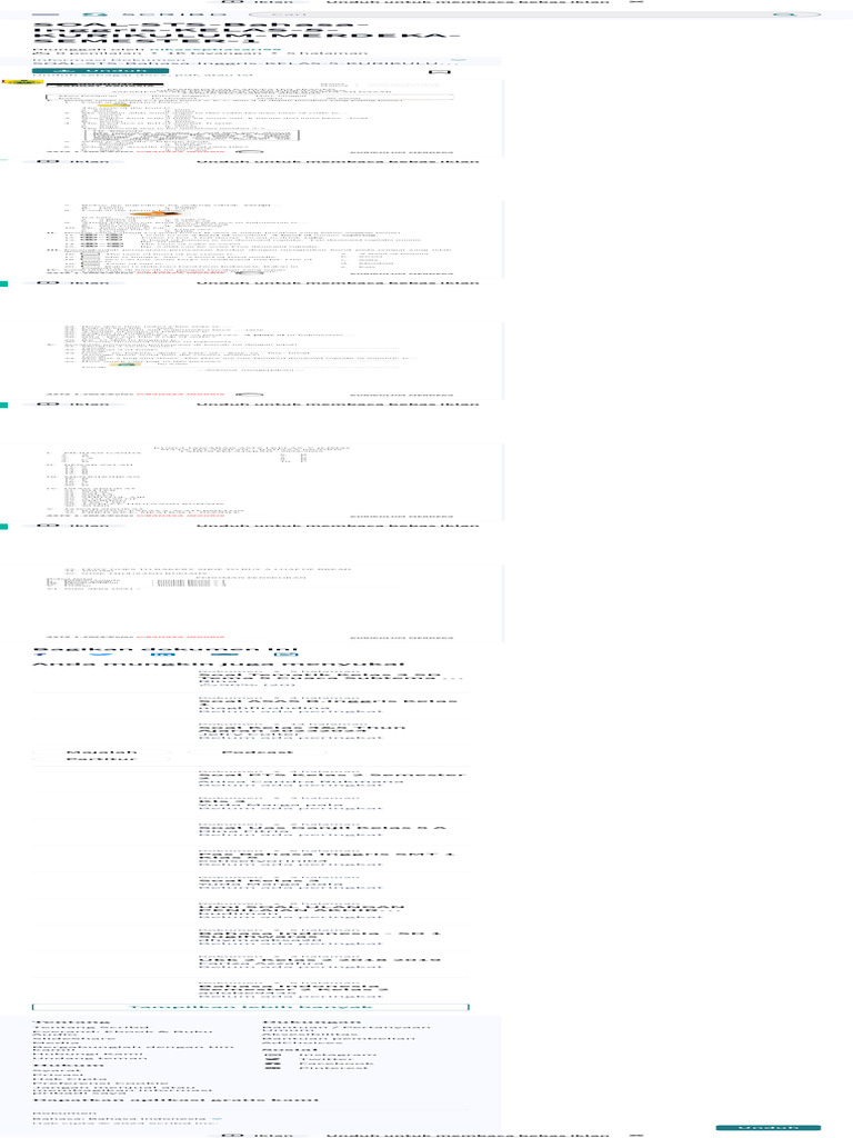 Soal Sts Bahasa Inggris Kelas 5 Kurikulum Merdeka Semester 1 PDF 2 | PDF