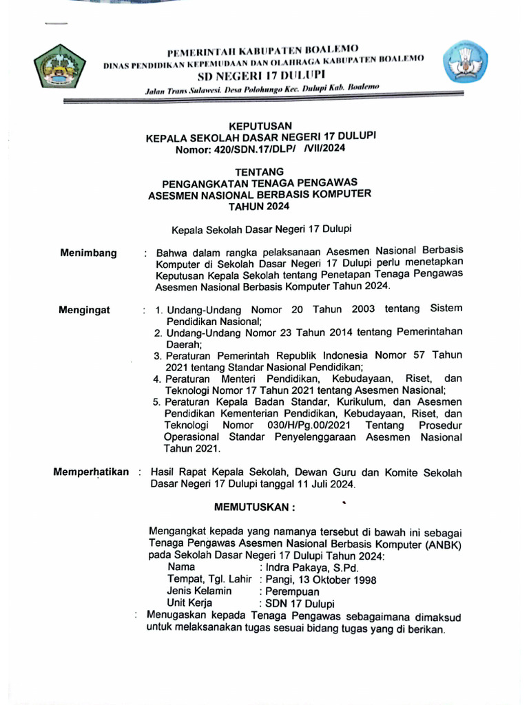 SK Indra Pakaya S.pd | PDF