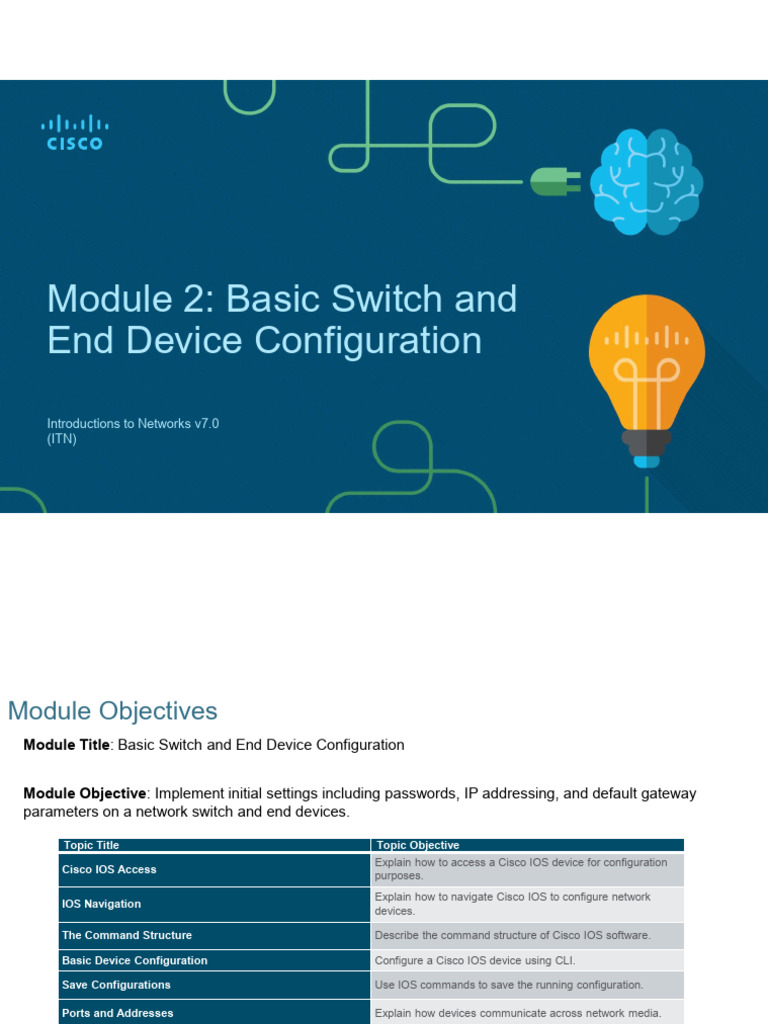 ITN Module 2 | PDF | Ip Address | I Pv6