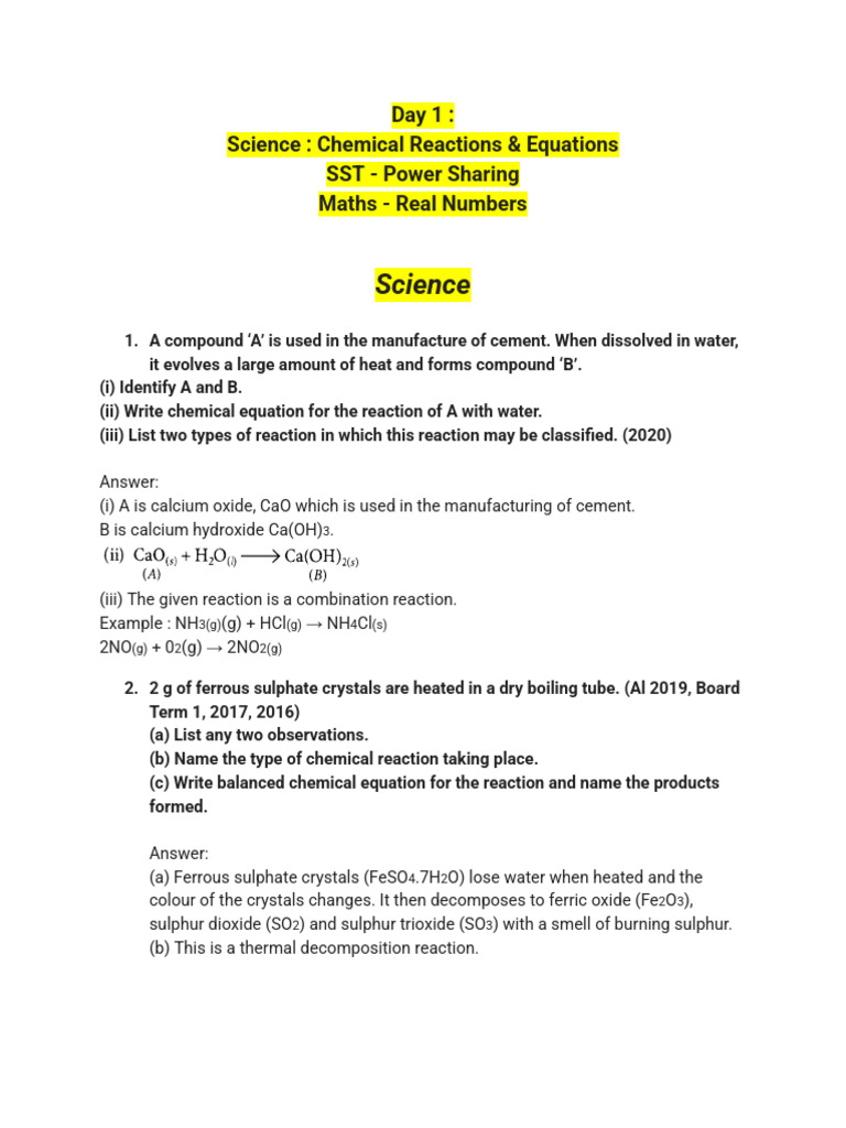 Day 1 - Boards Endgame by Padhle | PDF | Oxide | Materials
