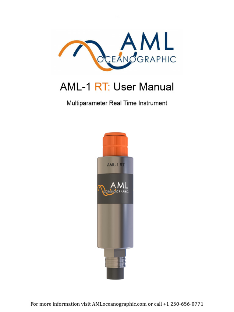 aml-1-rt-manual-v1-2-_2 | PDF | Electrical Connector | Booting