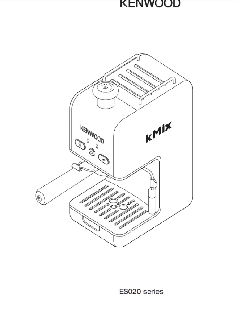 Cafetera KENWOOD ES0201-KMIX | PDF