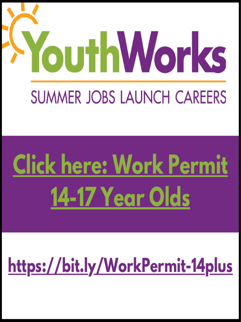 Work Permit 14-17 Year Olds | PDF
