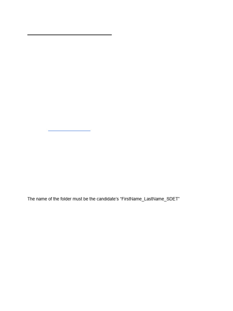 SDET Internship: HAR File Parsing Task | PDF