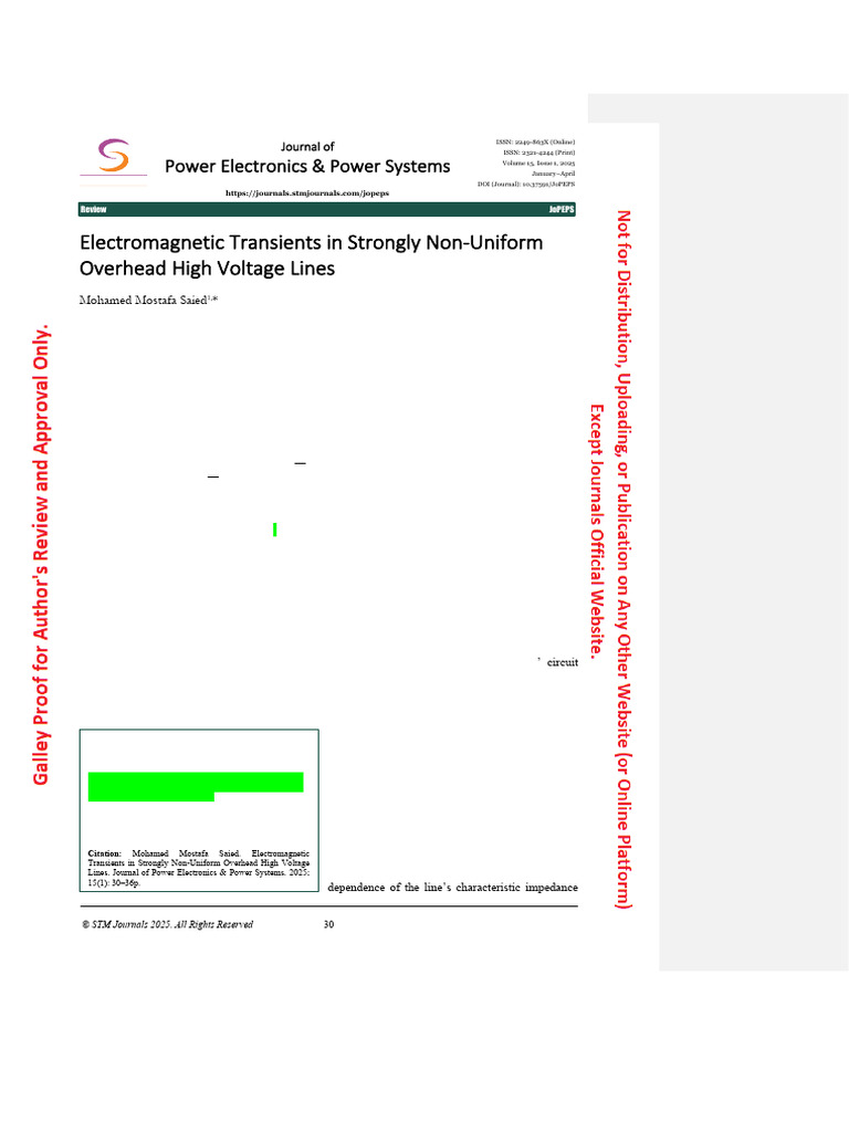 (30-36) Electromagnetic Transients in Strongly Non-Uniform | PDF ...