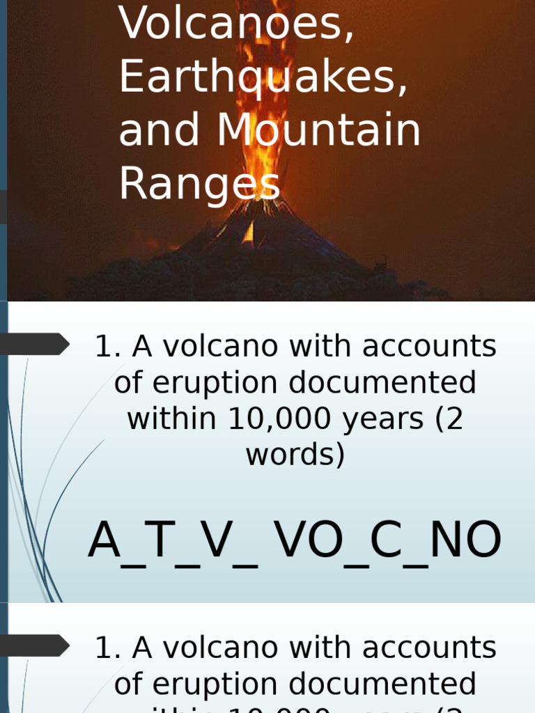 SCIENCE- VOLCANOES AND EARTHQUAKE | PDF | Plate Tectonics | Volcano