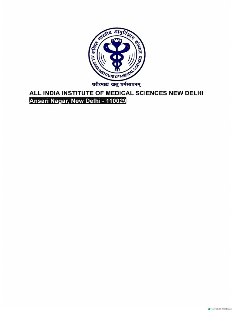 AIIMS CRE 2025 Official Sample Paper Code-2 | PDF