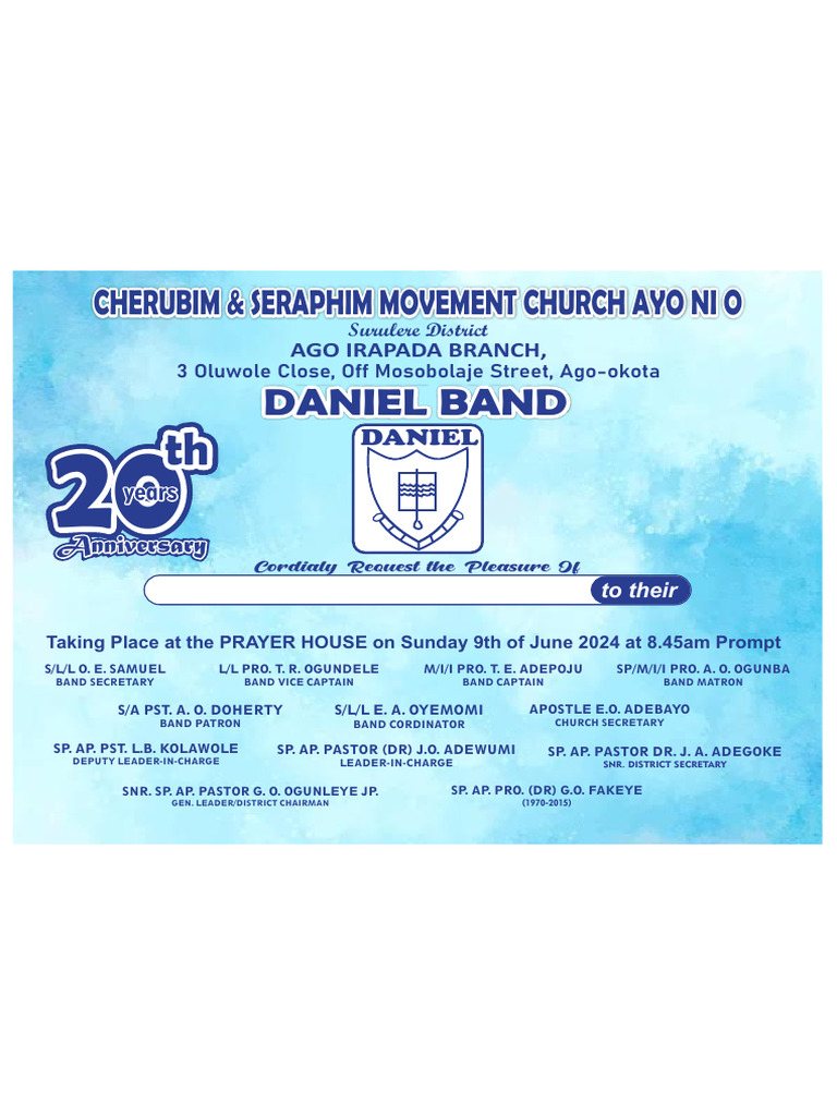 Daniel Band | PDF