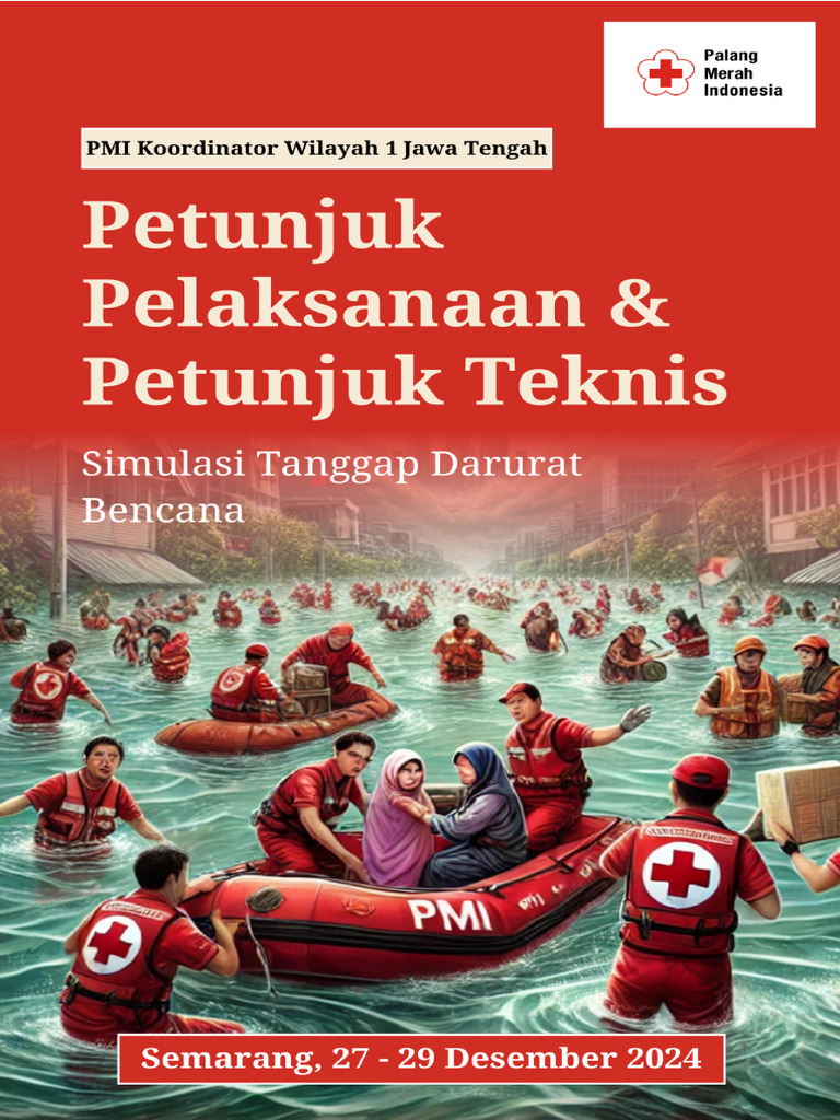 Juklak-Juknis Simulasi TDB Pmi Korwil 1 Jateng | PDF