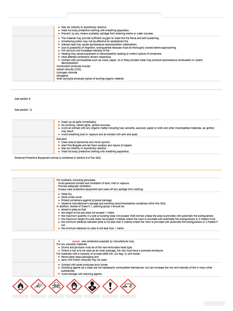 msds ok_Part_4 | PDF | Combustion | Fires