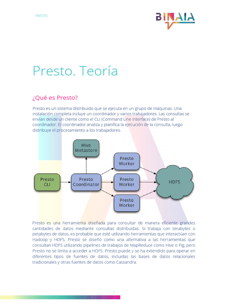 Presto DB | PDF | SQL | Bases de datos