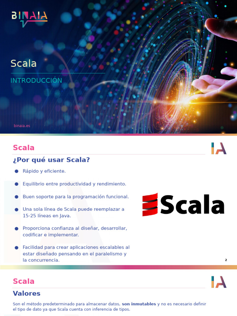 Scala Básico | PDF | Scala (lenguaje de programación) | Java (lenguaje ...