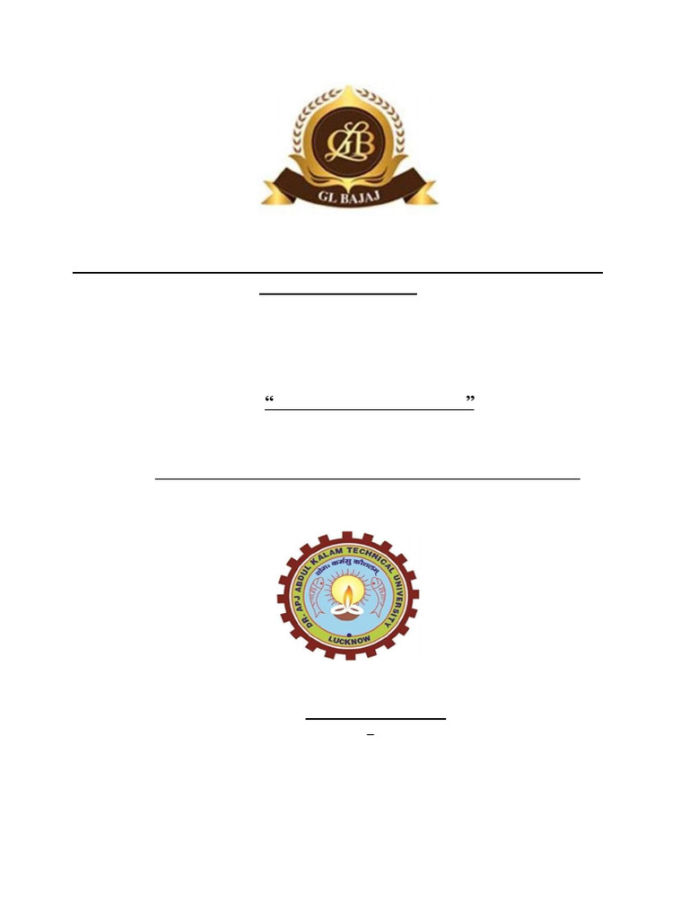 Mini Project Jyoti I (MBA) IIIIII | PDF
