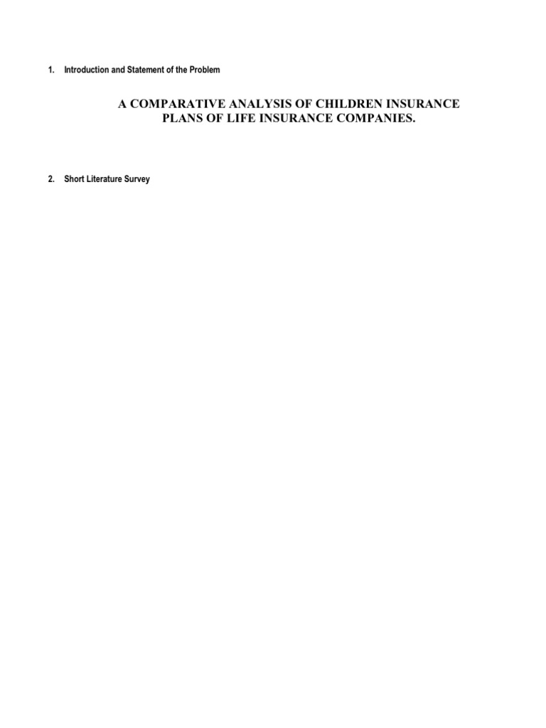 Introduction and Statement of The Problem | PDF