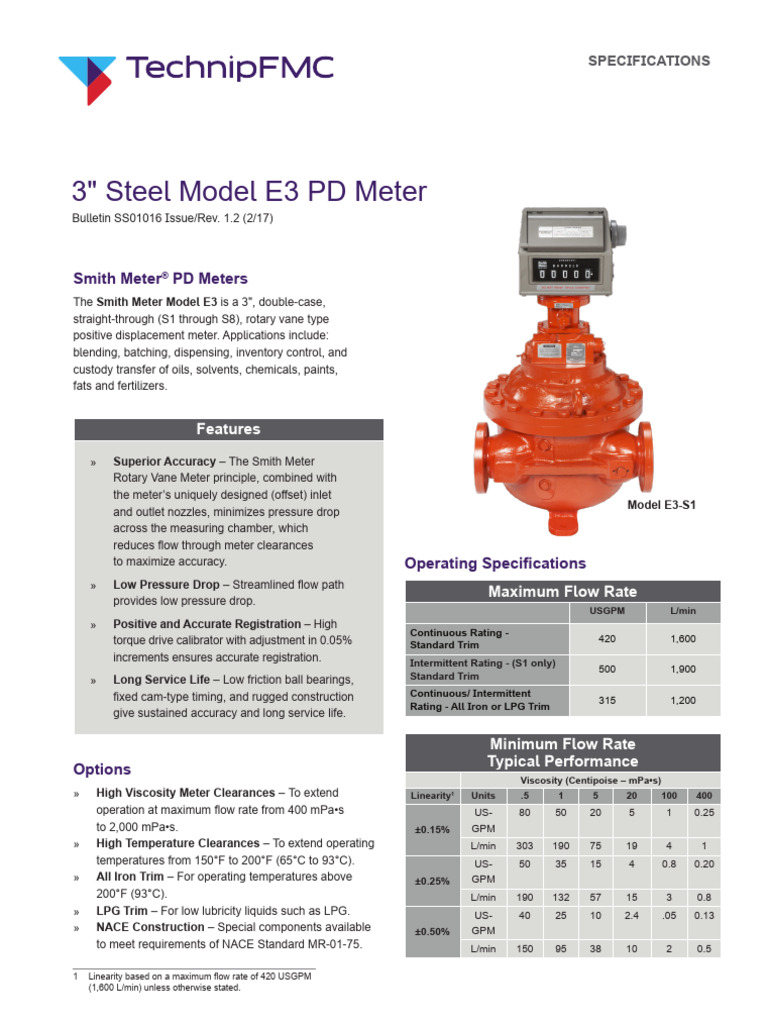 Flow Meter | PDF | Flow Measurement | Viscosity