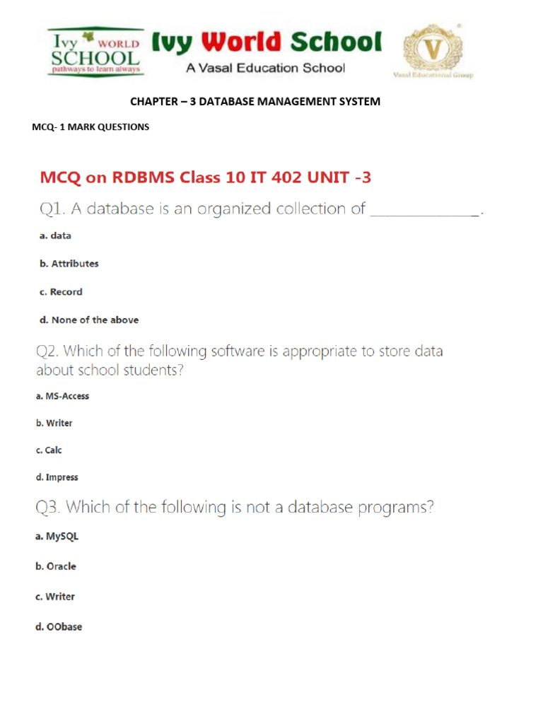 1726900742909_UNIT3_DATABASE_MANAGEMENT_SYSTEM | PDF