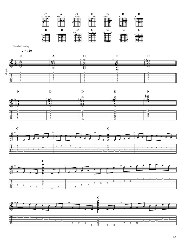 Acordes e Escala Por CAGED | PDF | Character Encoding | Encodings