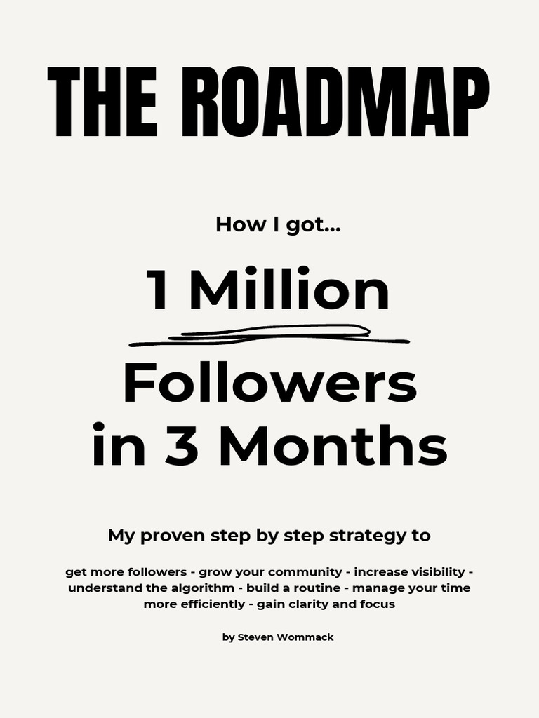 Social Media Roadmap Steven Wommack | PDF