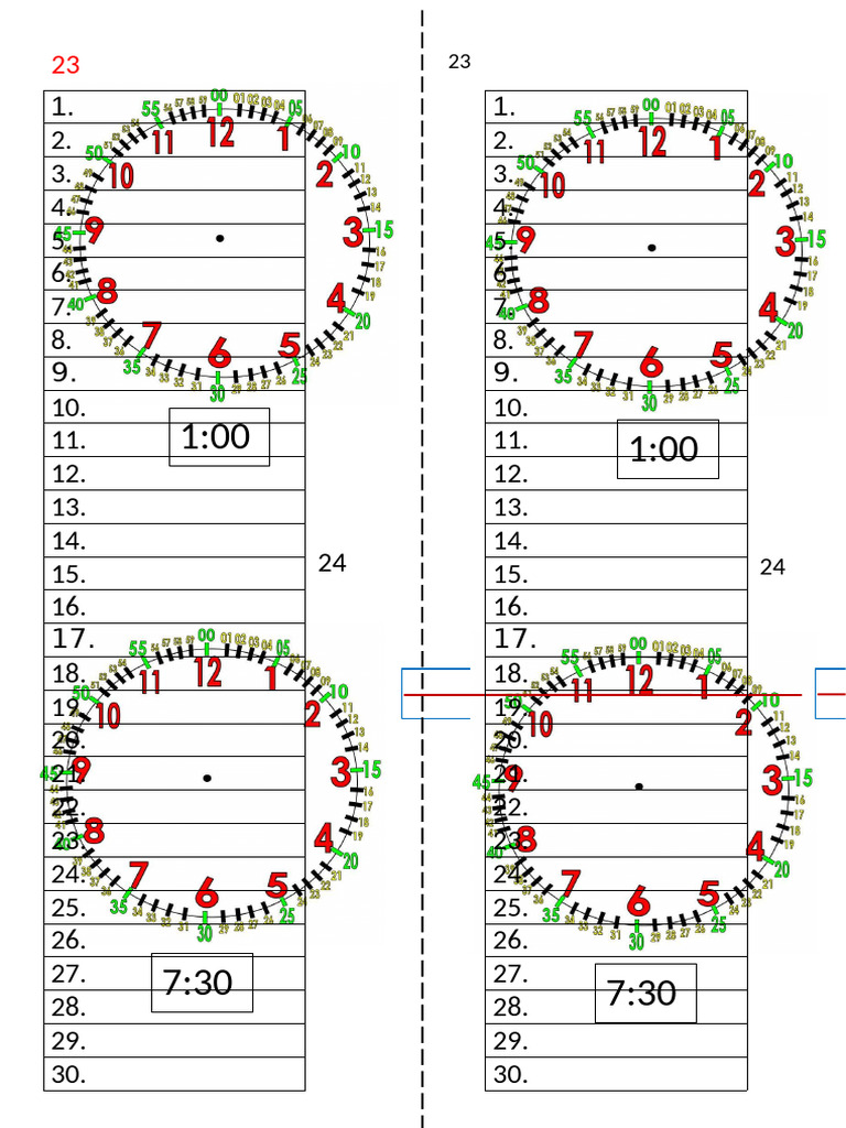 Answer Sheet 1-30 | PDF