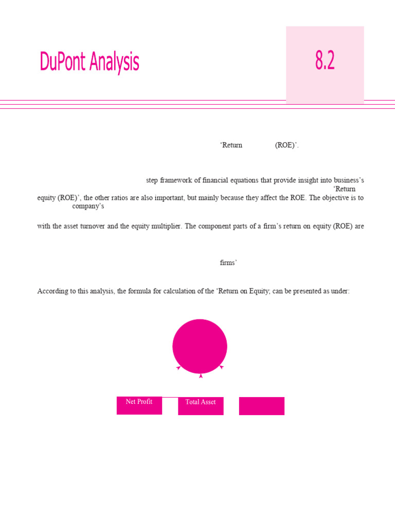 Dupont & ROI Cma Ca Cs Acca Cpa Cma Usa | PDF | Return On Equity ...